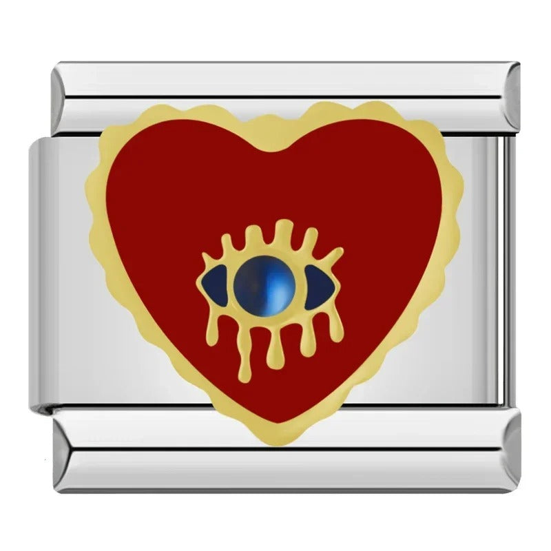 CHARM CORAZÓN OJO TURCO – Chile Charms